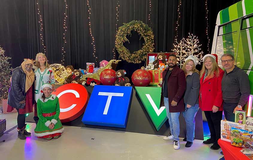 Park'N Fly stuffs the bus supports CTV Toy Mountain - Travelweek