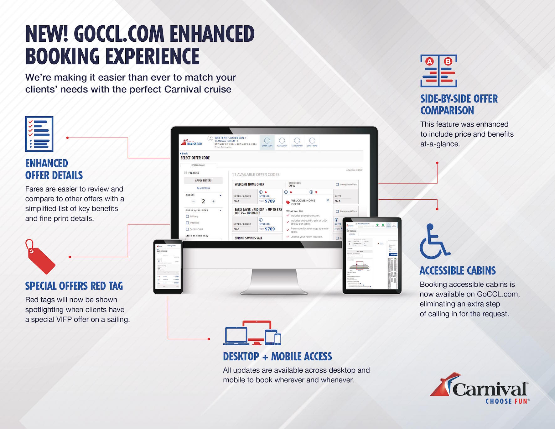 Carnival introduces GoCCL.com enhanced booking experience for agents ...