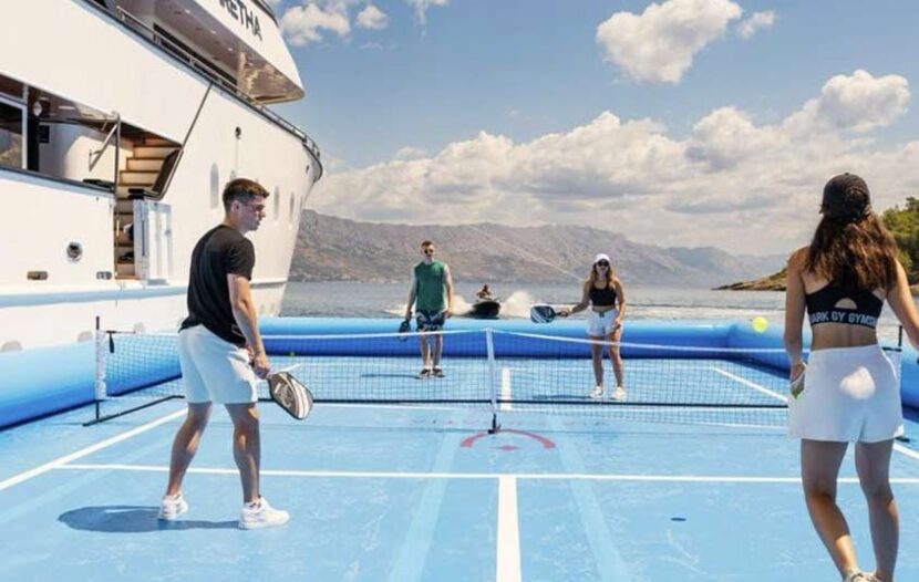 You have to see this floating pickleball court to believe it - Travelweek