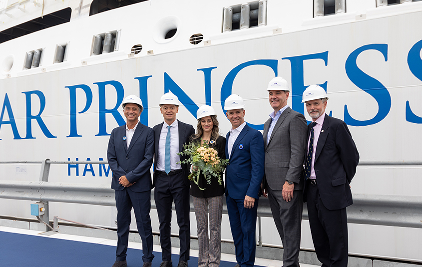 Princess celebrates float out of Star Princess - Travelweek
