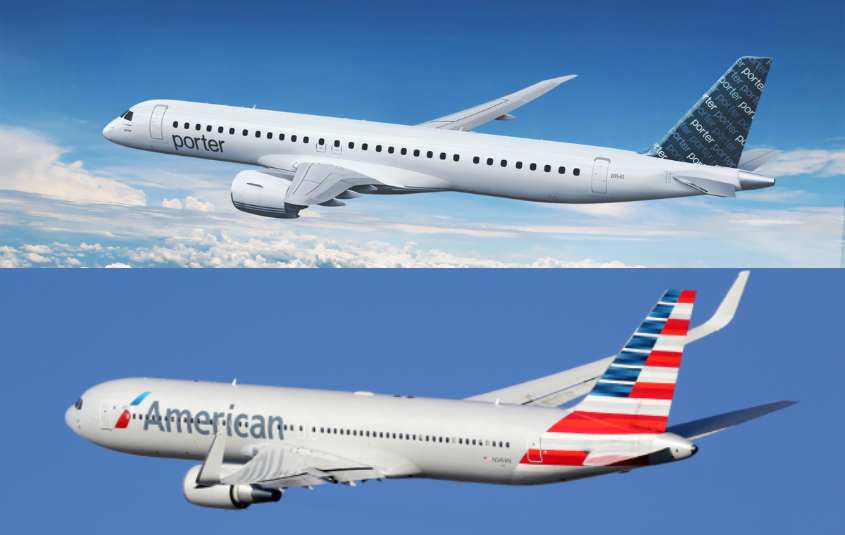 Porter, American Airlines file codeshare application with US DOT ...