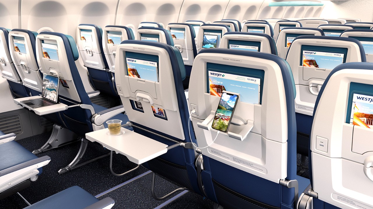 WestJet refreshes cabins with new seating, upgraded amenities - Travelweek